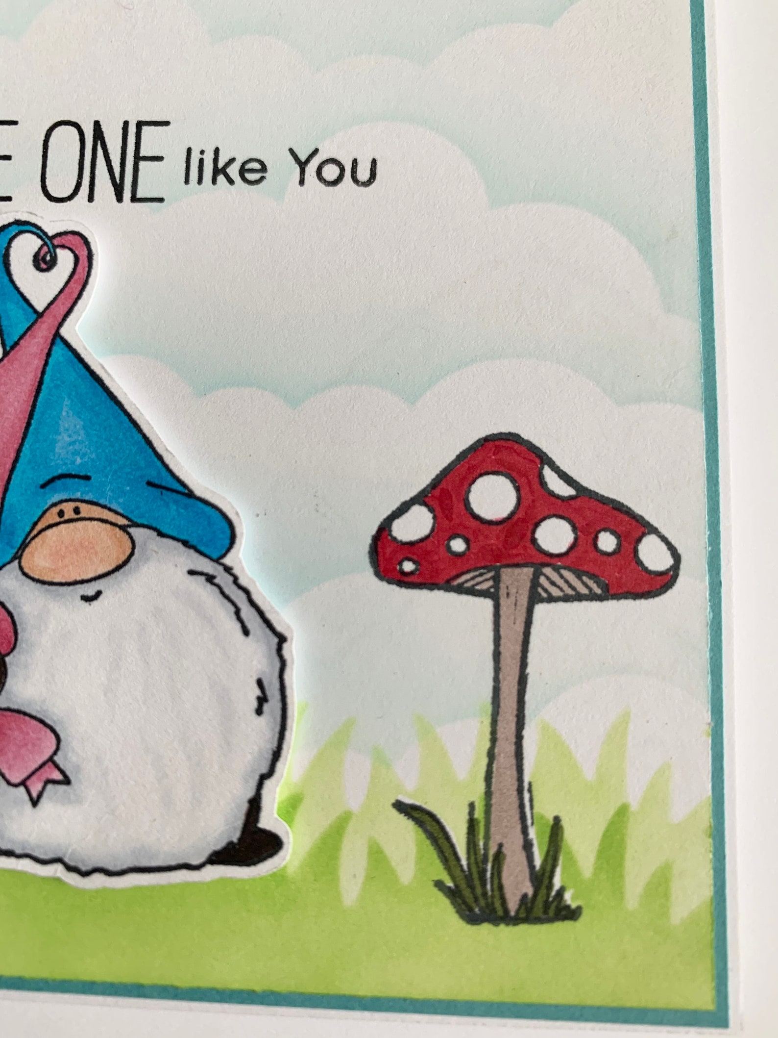 Handmade Punny Gnome Anniversary Greeting Card Cute Gnome | Etsy