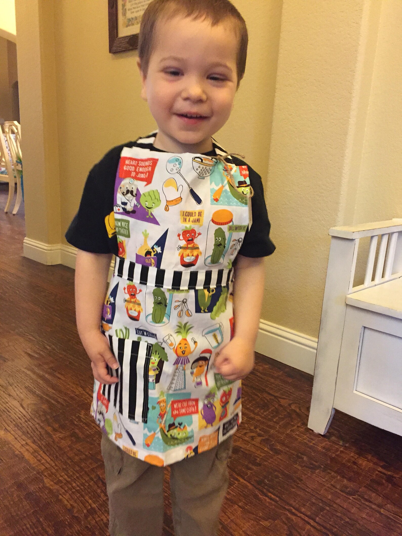 Paper Doll Bakery Child s Apron With Red Flower Button Etsy paper-doll-bakery-child-s-apron-with-red-flower-button-etsy