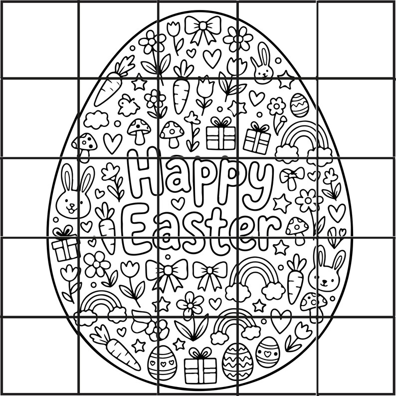 Easter Collaborative Poster Printable – Fun Classroom Activity! 25 ...