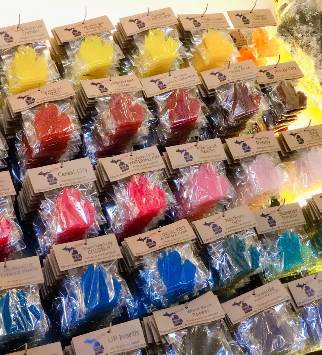 Michigan Mittens- Aroma Beads/ Car Freshie/ Car/ Gift/ Hanging Air ...