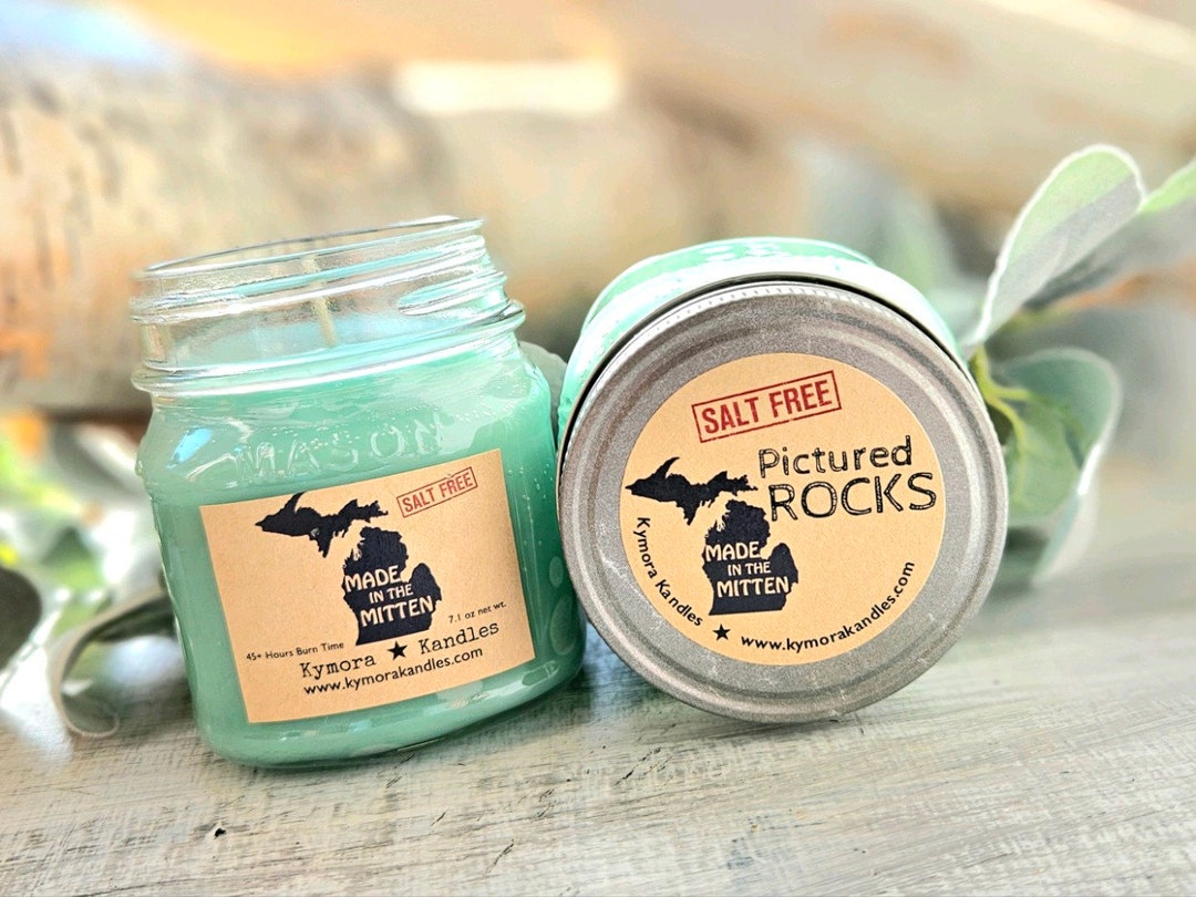 Mason Jar Candles - Scents/ Air Purifier/ Fresh Air/ Glass Jar/ Hand ...