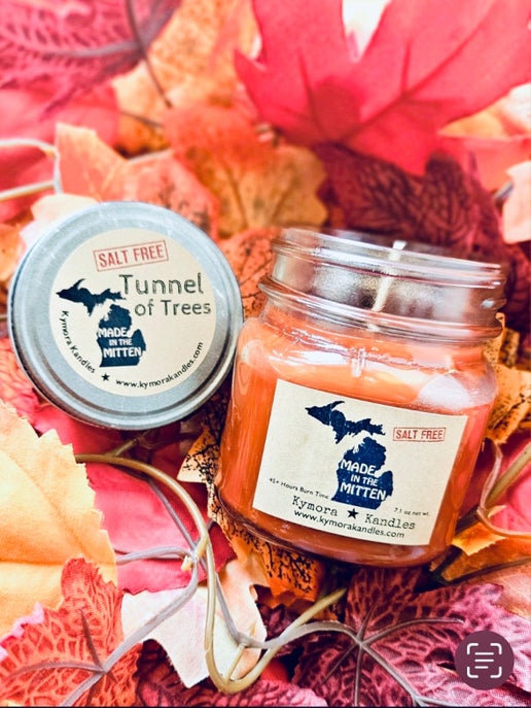 Earthy- Mason Jar Candles/ Glass Jar/ Hand-poured/ Fragrance/ Michigan ...