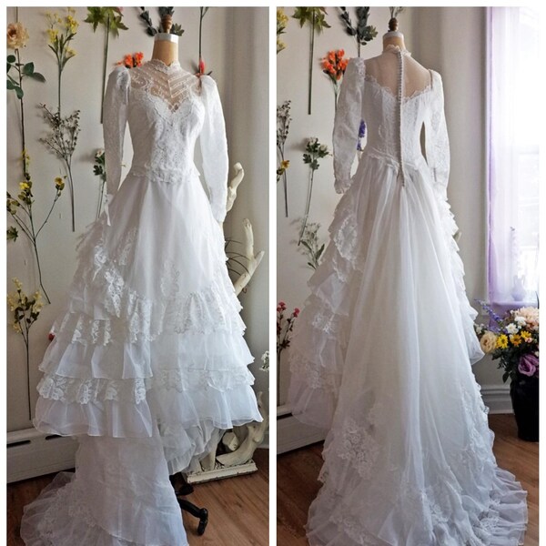 Vintage Victorian Wedding Dress - Etsy
