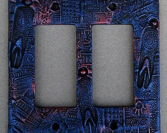 Tribal Theme Single Rocker Decorative Switchplate Wallplate | Etsy