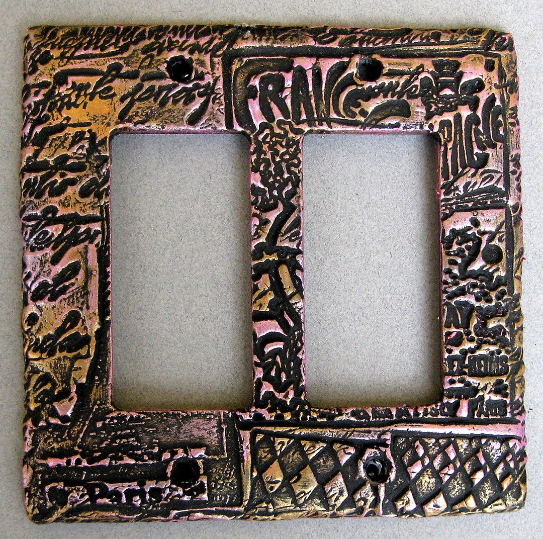 Paris Decor Themed Double Rocker Decorative Switchplate Lightplate - Etsy