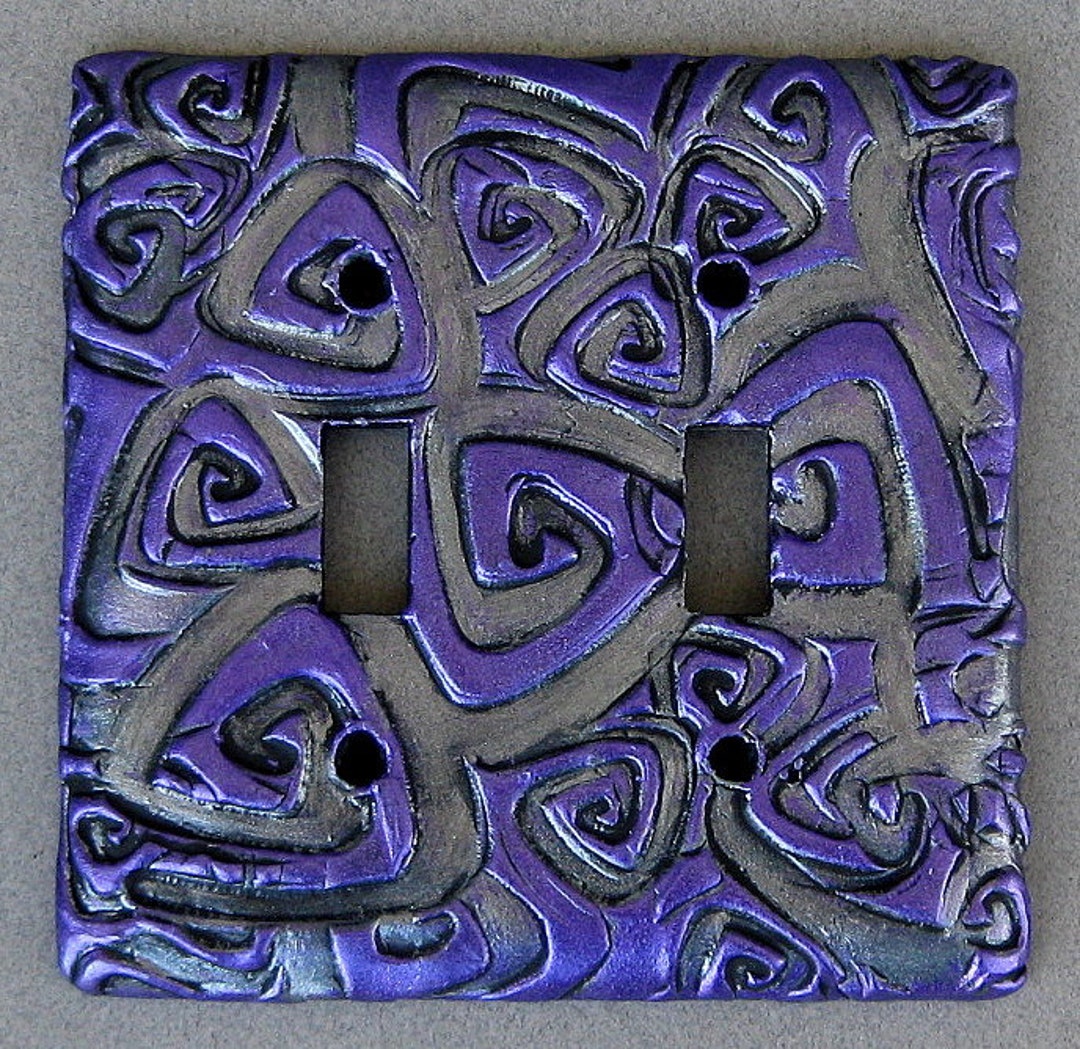 Crazy Swirl Double Toggle Switchplate Lightplate Wallplate Cover - Etsy