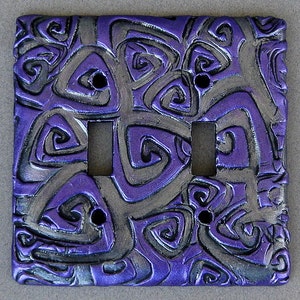 Crazy Swirl Double Toggle Switchplate Lightplate Wallplate Cover - Etsy