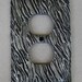 Wild Zebra Print Outlet Socket Plug Switchplate Lightplate - Etsy