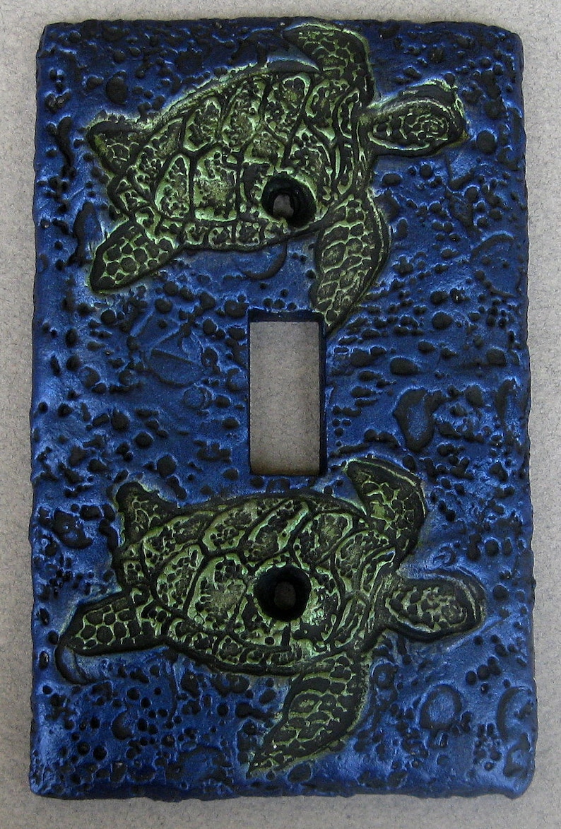 Turtle Single Toggle Switchplate Lightplate Ocean Sea Life | Etsy