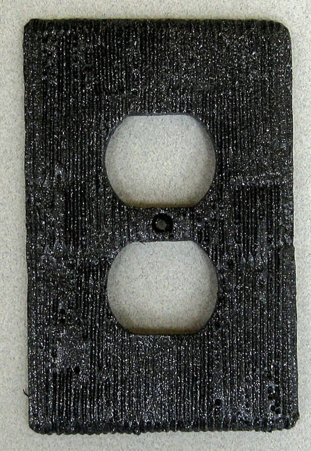 Black Glitter Classic Outlet Cover Socket Switchplate Lightplate ...