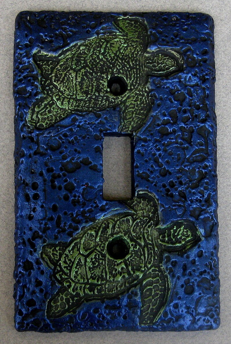 Turtle Single Toggle Switchplate Lightplate Ocean Sea Life | Etsy