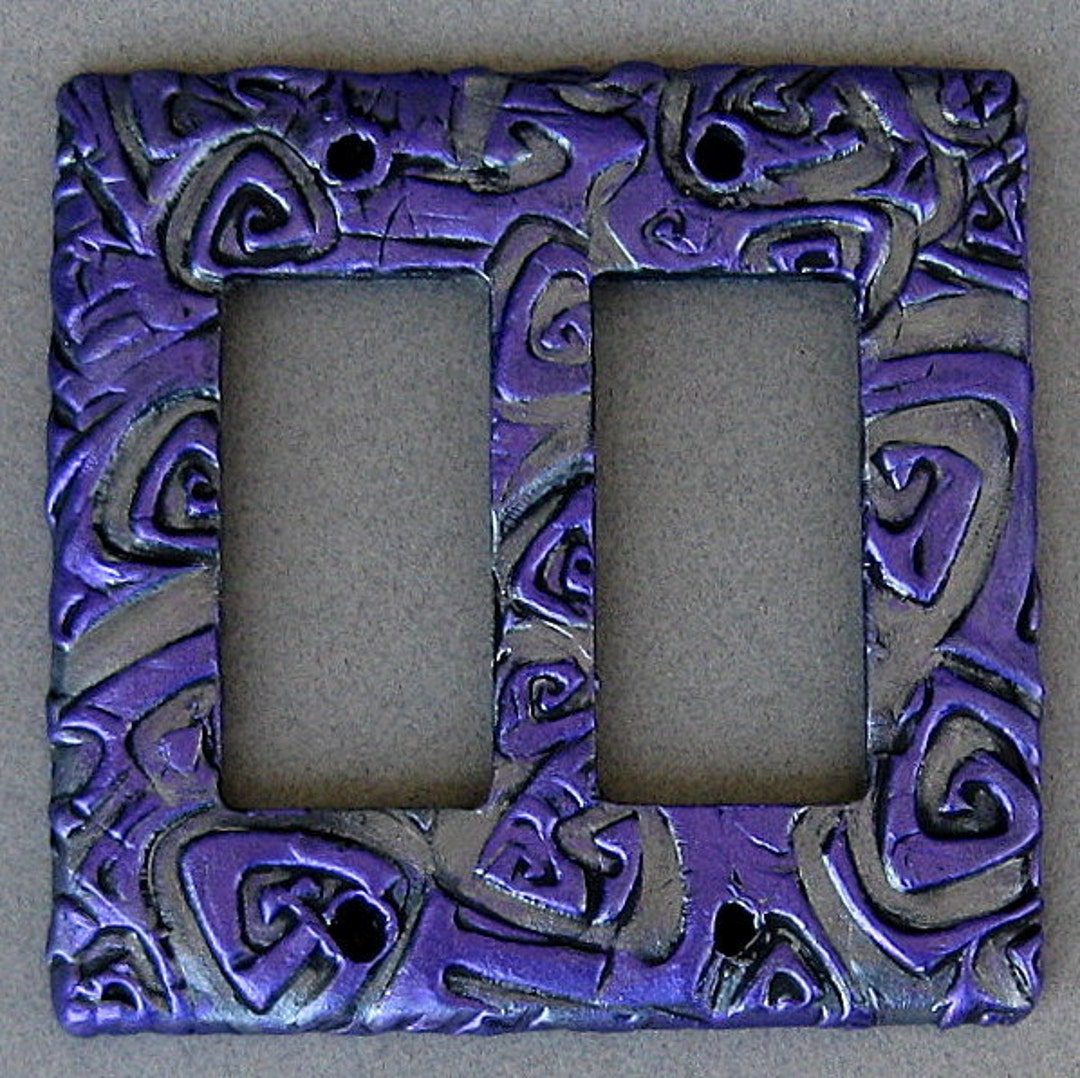 Crazy Swirl Double Rocker Switchplate Lightplate Wallplate Cover - Etsy