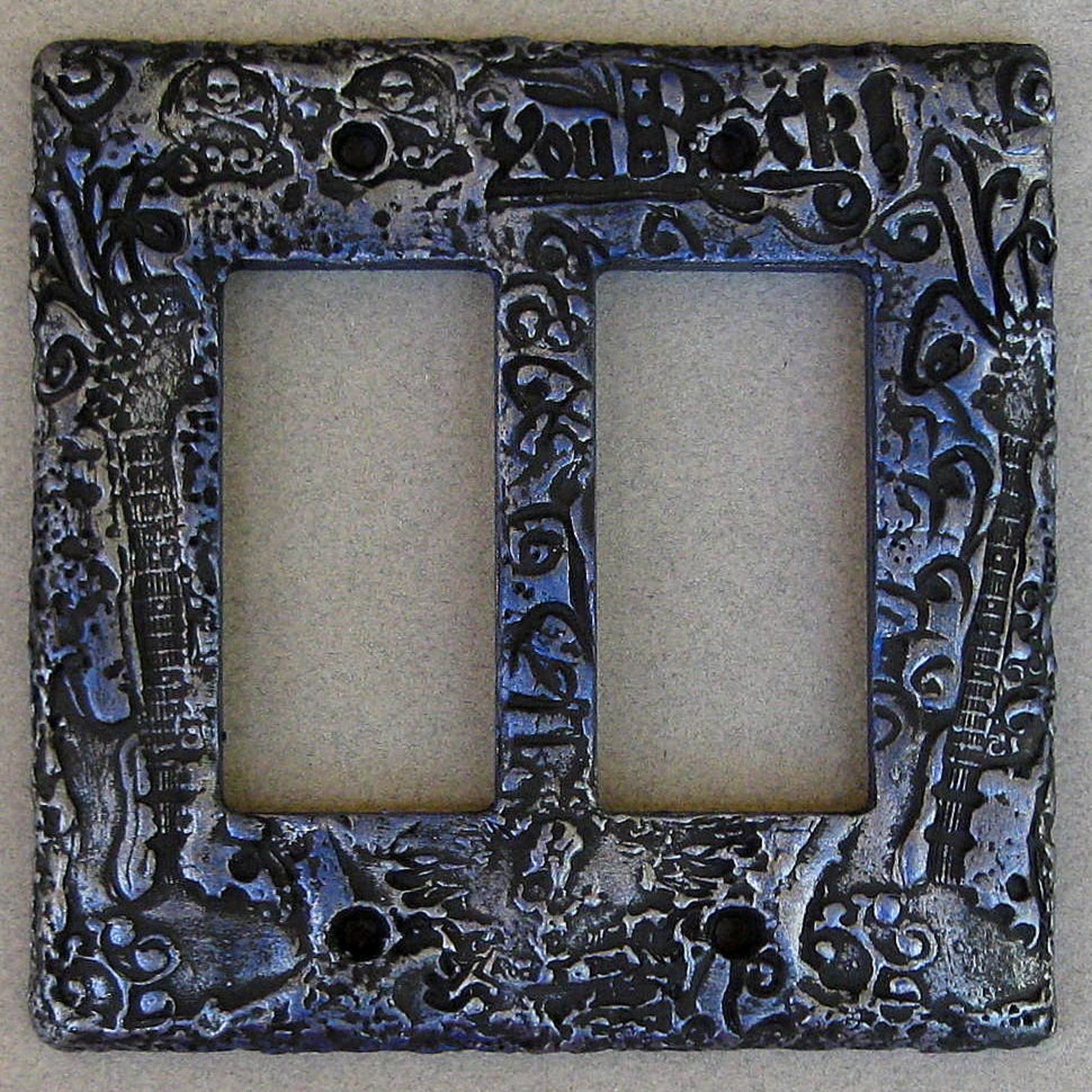 You Rock Double Rocker Switchplate Lightplate Wall Plate Cover | Etsy