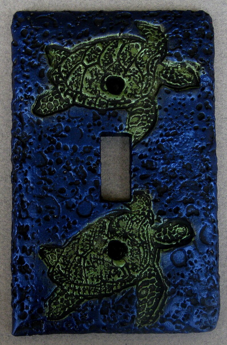 Turtle Single Toggle Switchplate Lightplate Ocean Sea Life | Etsy