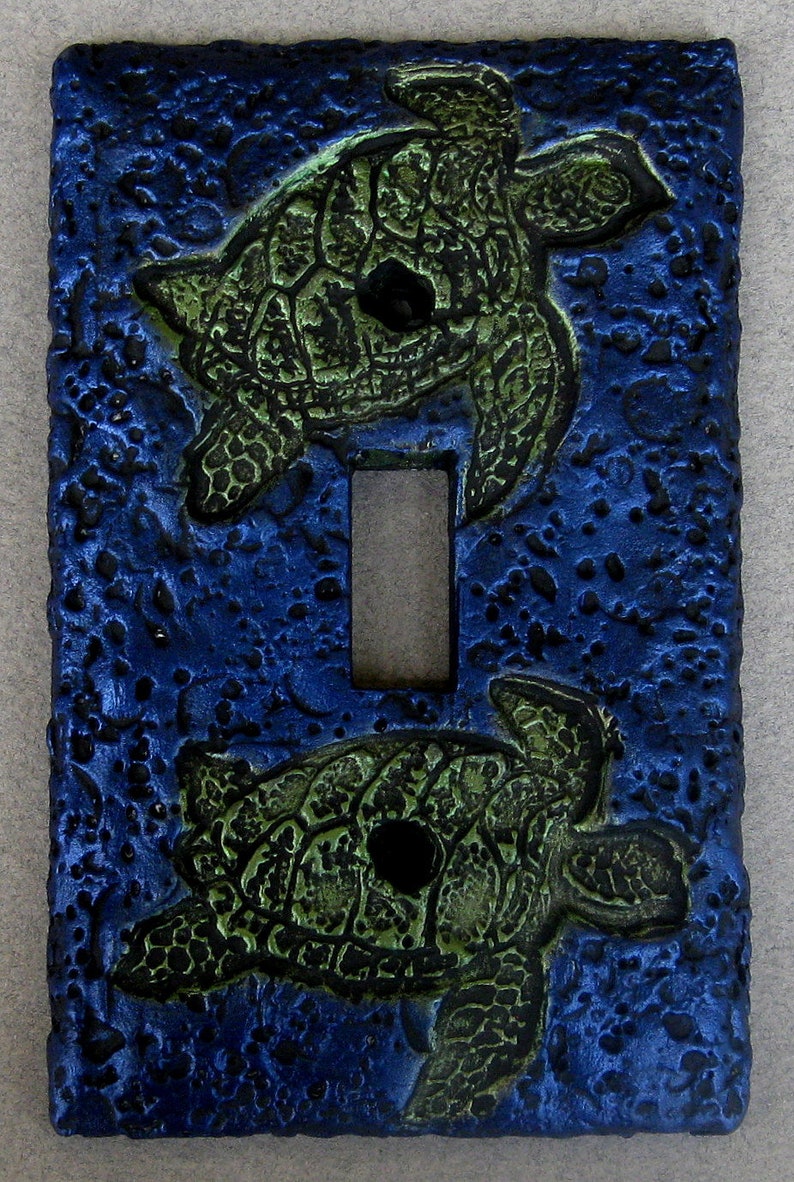 Turtle Single Toggle Switchplate Lightplate Ocean Sea Life Nature Wall ...