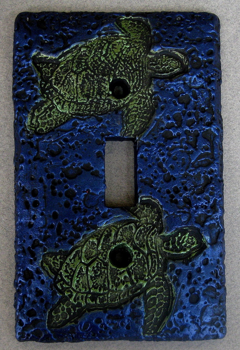 Turtle Single Toggle Switchplate Lightplate Ocean Sea Life Nature Wall ...