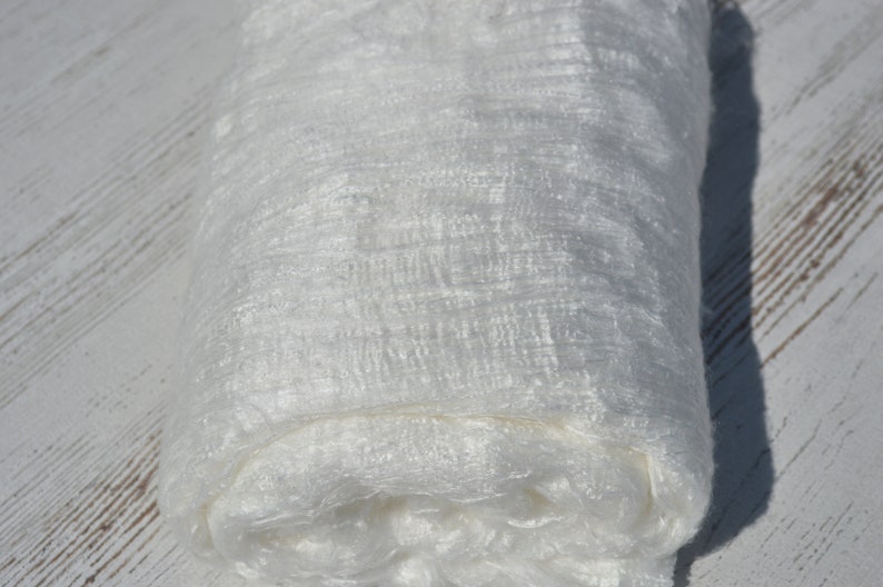 Mulberry Silk Laps Sheets Grade A Undyed Silk Laps Fiber - Etsy