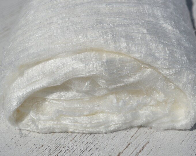 Mulberry Silk Laps Sheets Grade A Undyed Silk Laps, Fiber, Silk for ...