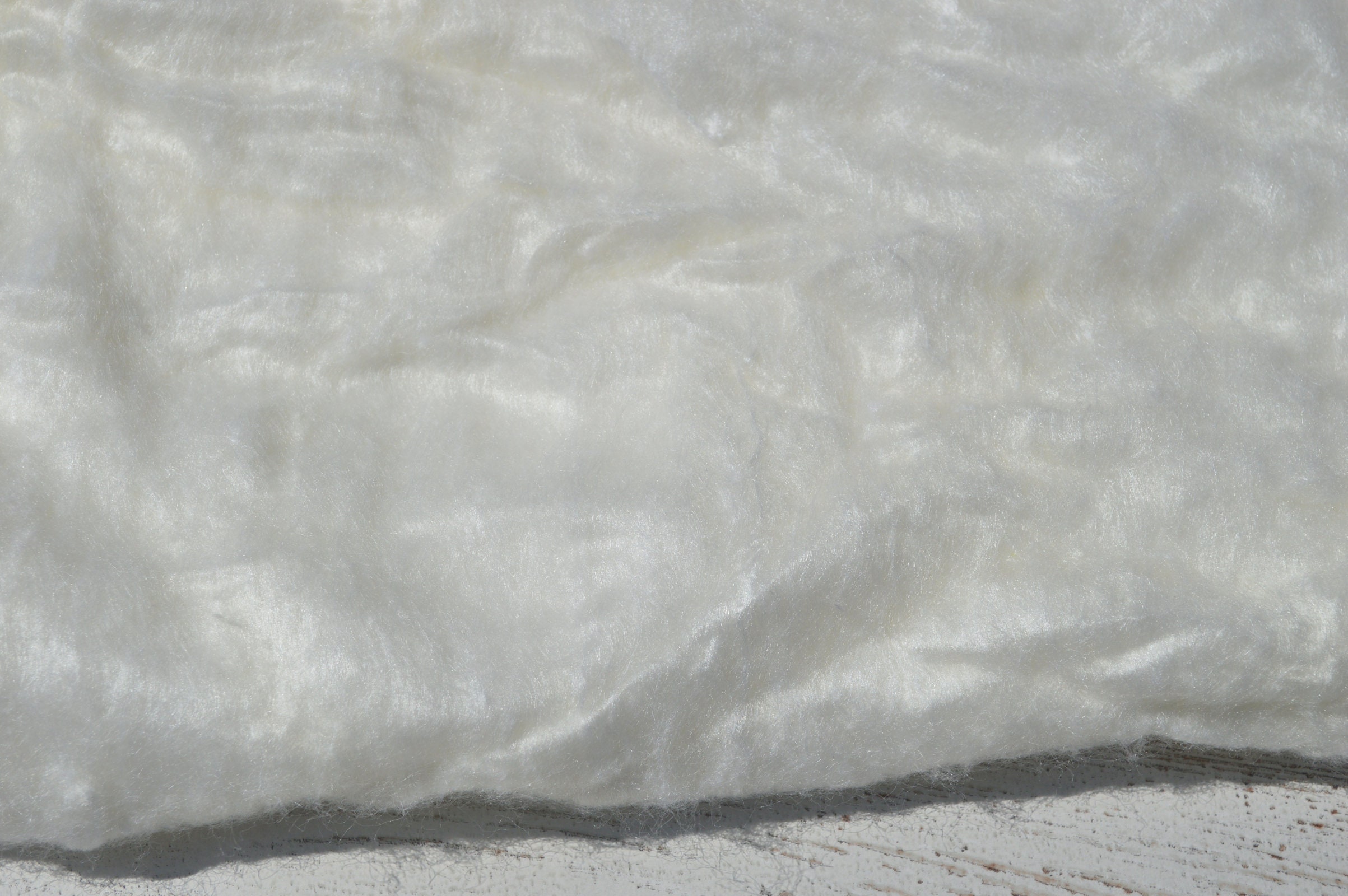 Tussah Silk Laps Sheets Undyed Silk Laps Fiber Silk for | Etsy