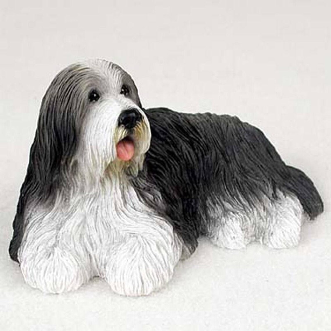 Custom Painted Bearded Collie Dog Figurine INCLUDES FREE Dog Lover Gift ...