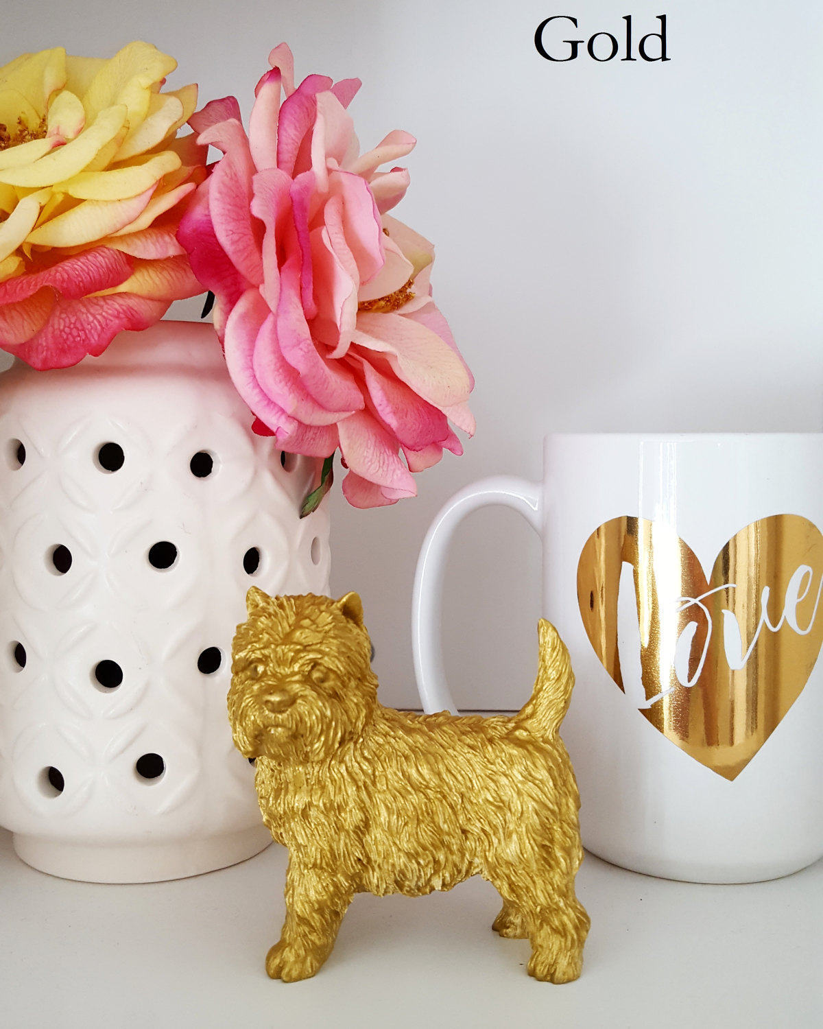 Custom Painted Border Collie Dog Figurine INCLUDES FREE Dog Lover Gift ...