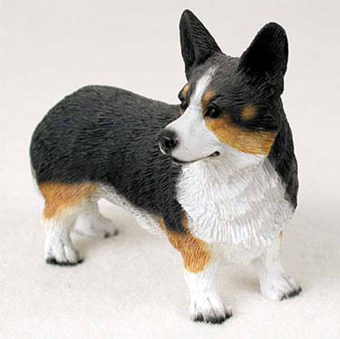 Custom Painted Welsh Corgi Dog Figurine Cardigan With Tail INCLUDES ...