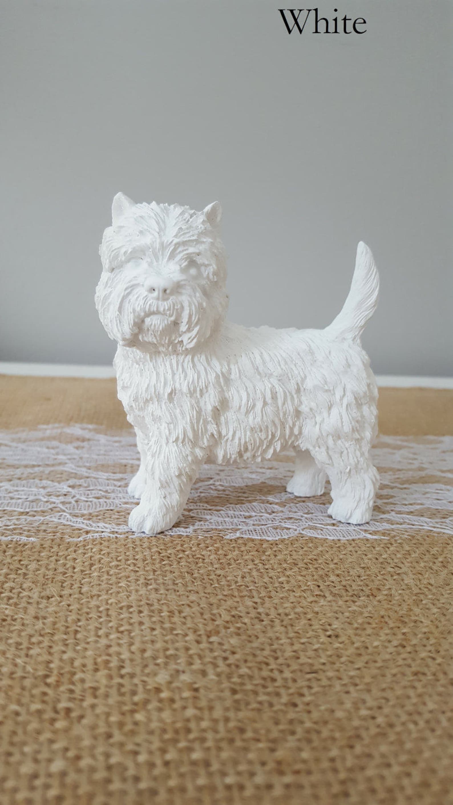 Custom Painted Border Collie Dog Figurine INCLUDES FREE Dog Lover Gift ...