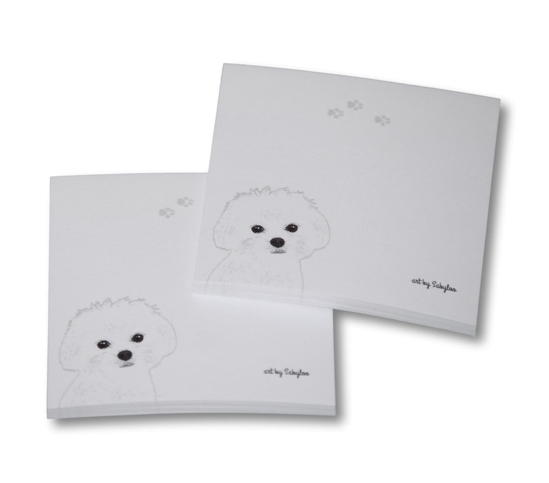 Maltese Dog Post-it® Sticky Notes Notepad – 100 Sheets - Etsy
