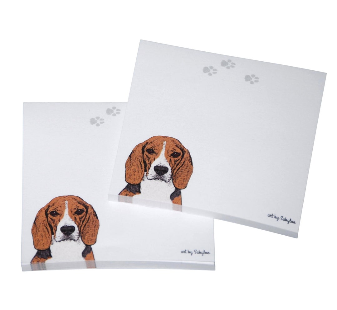 Beagle Post-it® Sticky Notes Notepad – 100 Sheets - Etsy