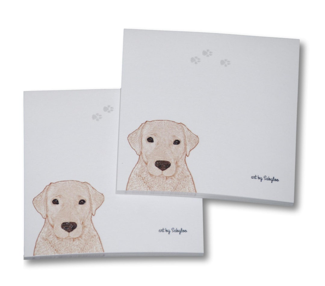 Yellow Lab Dog Post-it® Sticky Notes Notepad – 100 Sheets - Etsy
