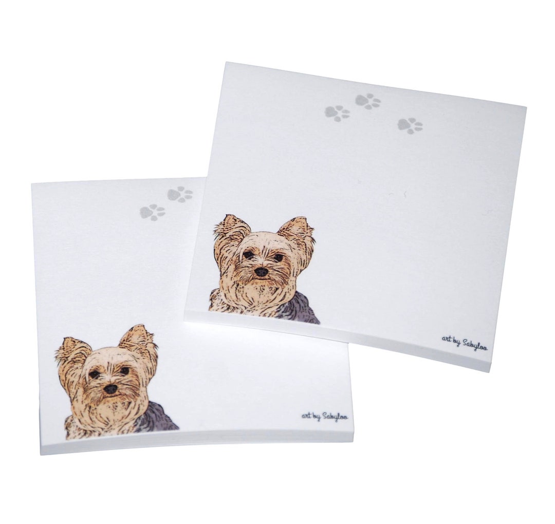 Yorkie Post-it® Sticky Notes Notepad – 100 Sheets - Etsy