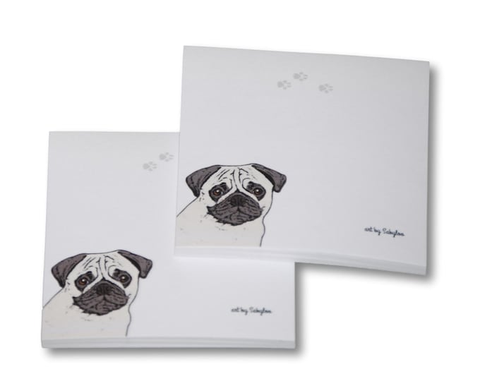 Pug Tan Dog Post-it® Sticky Notes Notepad 100 Sheets - Etsy