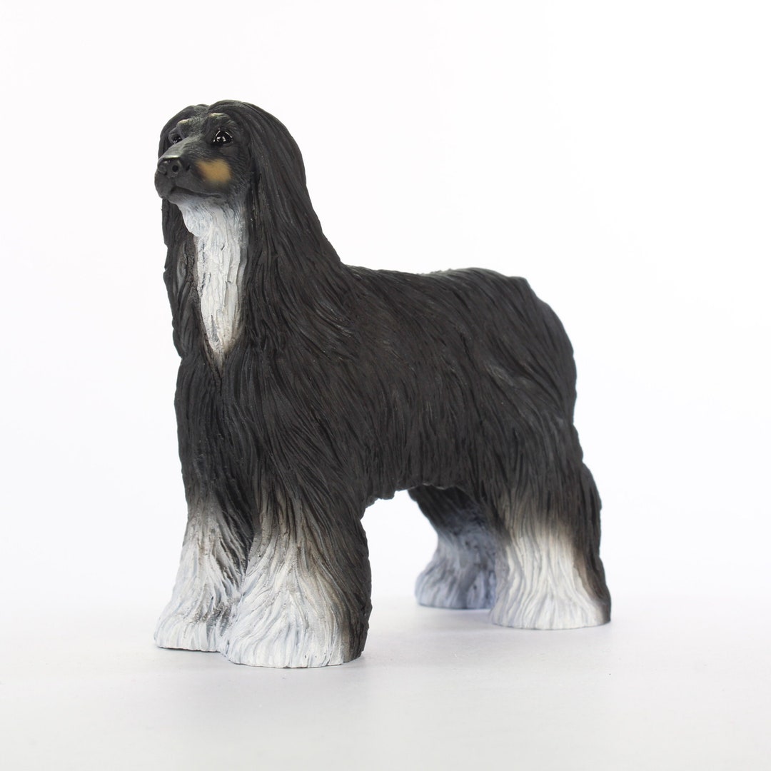 Custom Painted Afghan Dog Figurine INCLUDES FREE Dog Lover Gift With ...