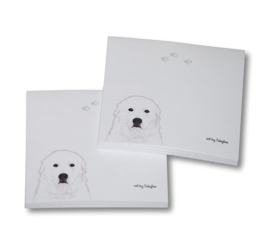Great Pyrenees Dog Post-it® Sticky Notes Notepad – 100 Sheets - Etsy