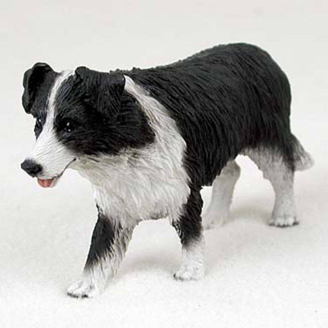 Custom Painted Border Collie Dog Figurine | Etsy