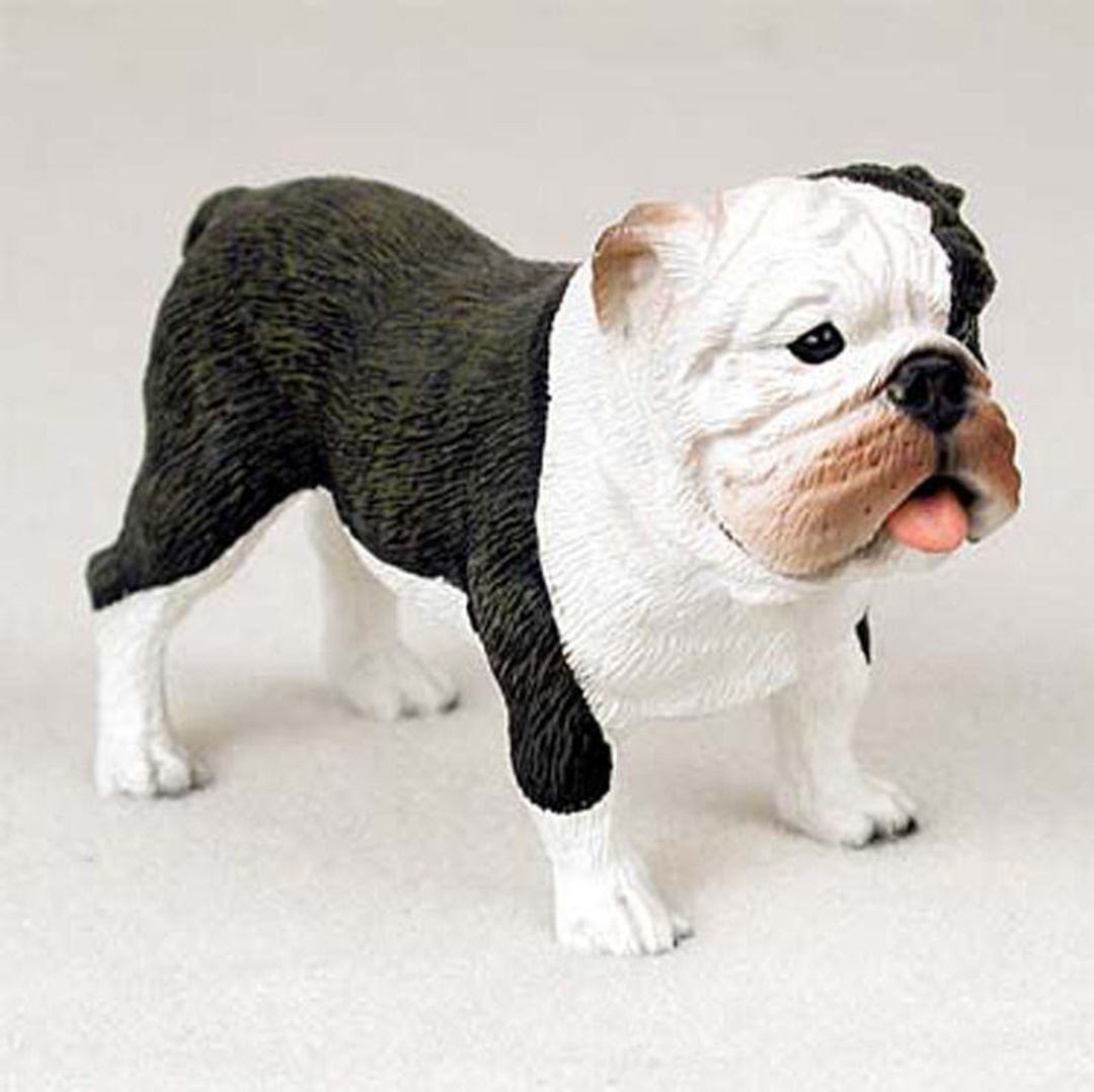 Custom Painted Bulldog Dog Figurine - Etsy
