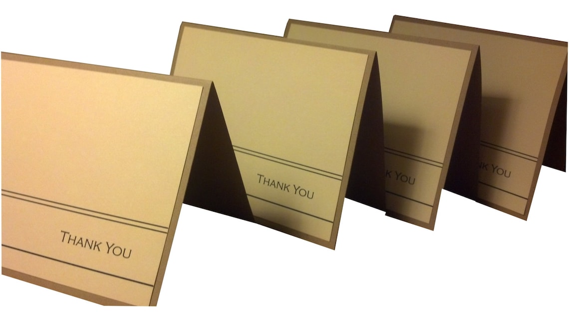 Thank You Cards for Men, Masculine Thank You Cards, Simple Thank You ...