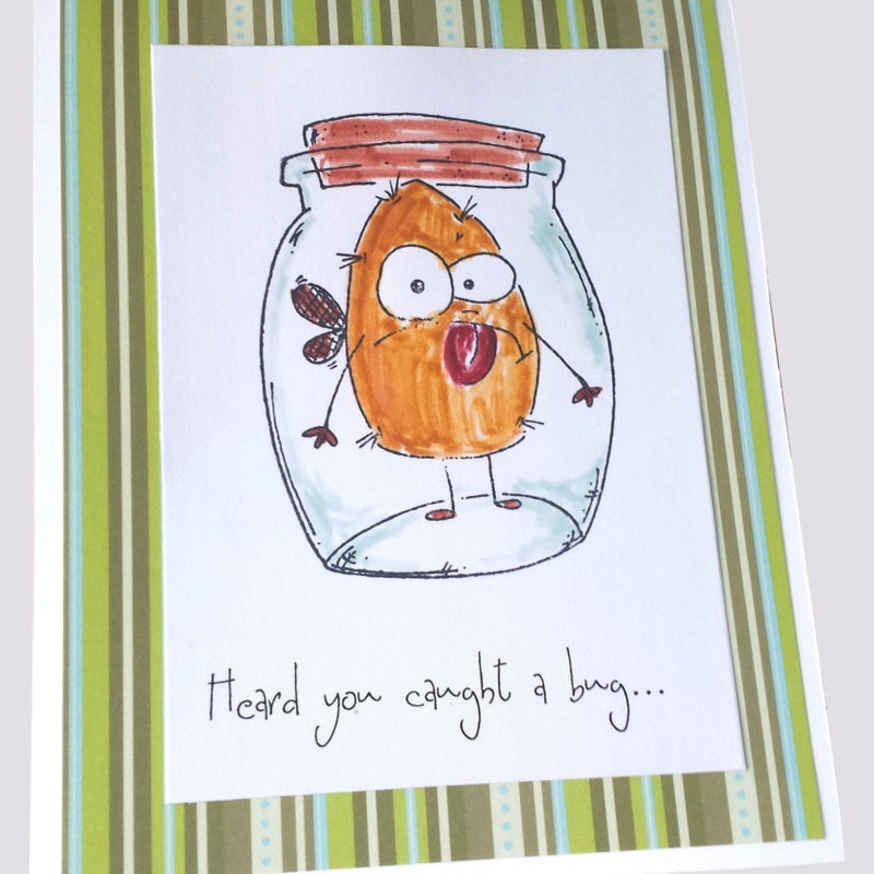 Bug Get Well Card - Etsy