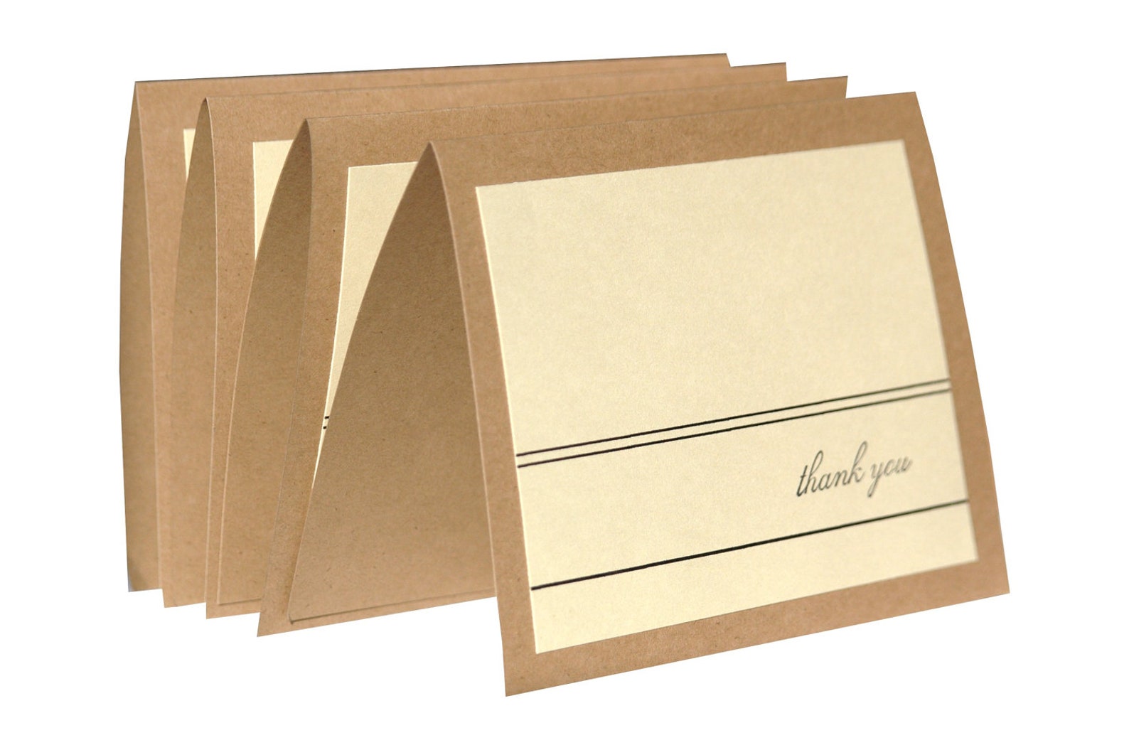 Thank You Cards for Men, Masculine Thank You Cards, Simple Thank You ...