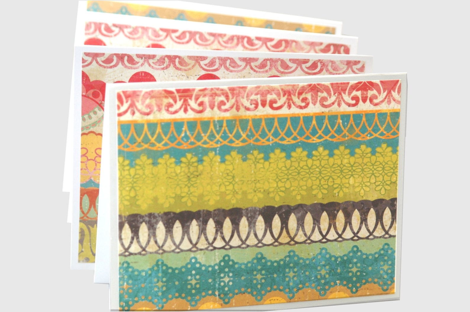 Handmade Cards, Modern Stationery, Retro Note Cards, Thank You Notes - Etsy