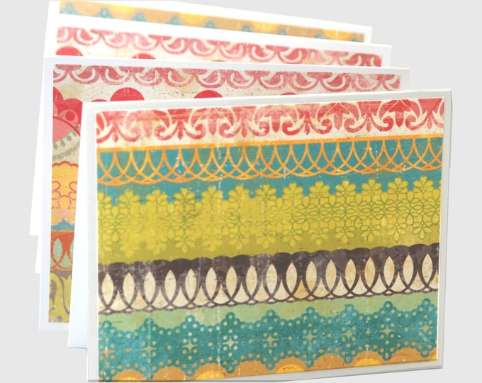 Handmade Cards, Modern Stationery, Retro Note Cards, Thank You Notes - Etsy