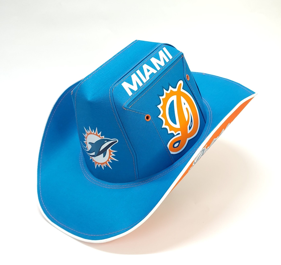 Miami Dolphins Cowboy Hat - Etsy