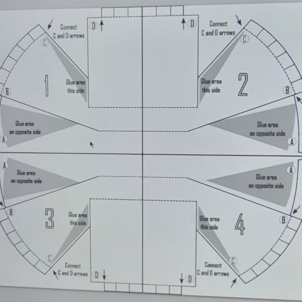 Hat Box Template - Etsy