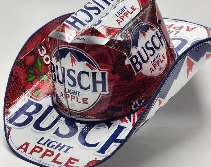 Busch Light Apple Beer Box Cowboy Hat - Etsy