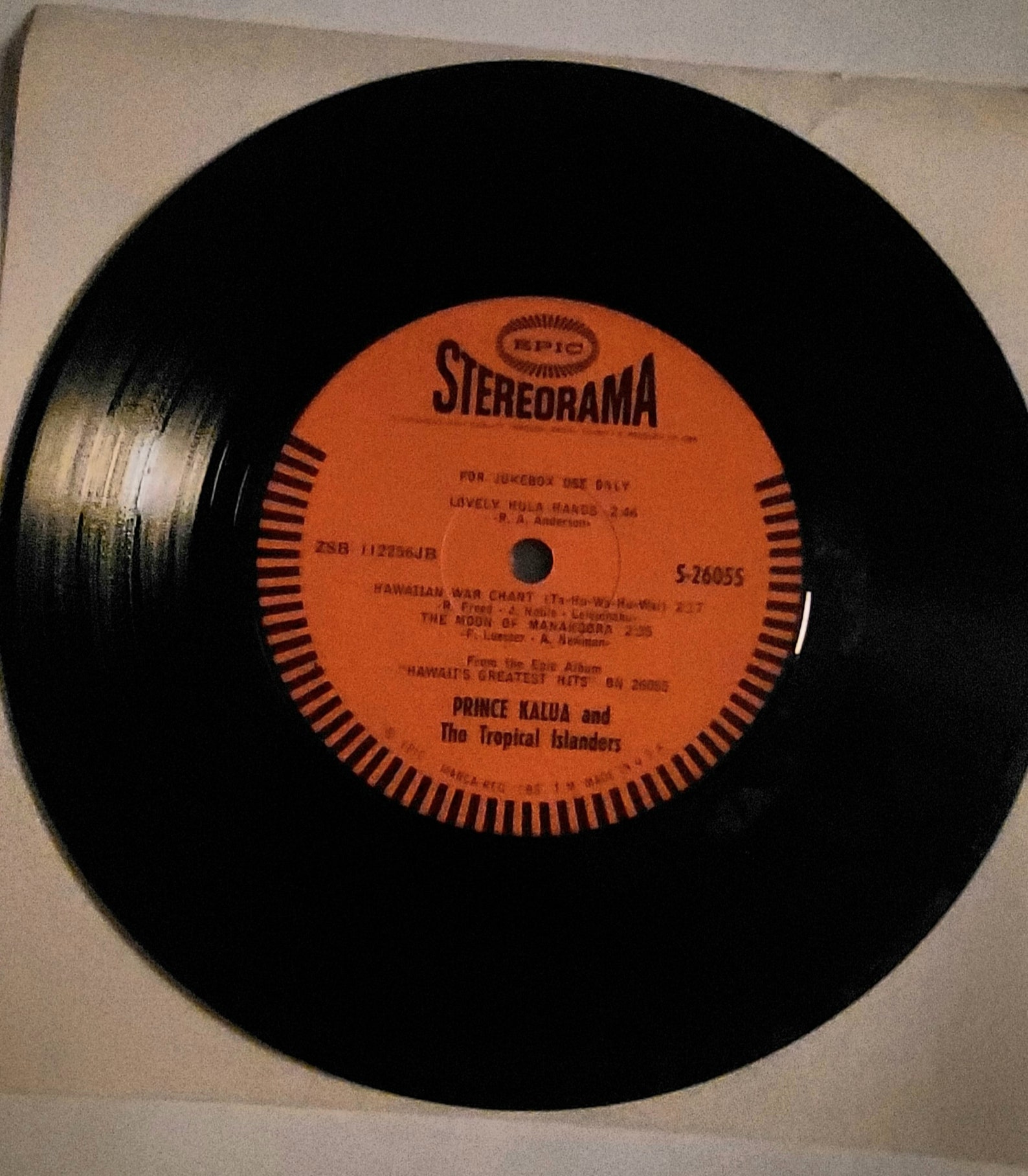 1963 Prince Kalua and the Tropical Islanders Hawaii's Greatest Hits 7 ...