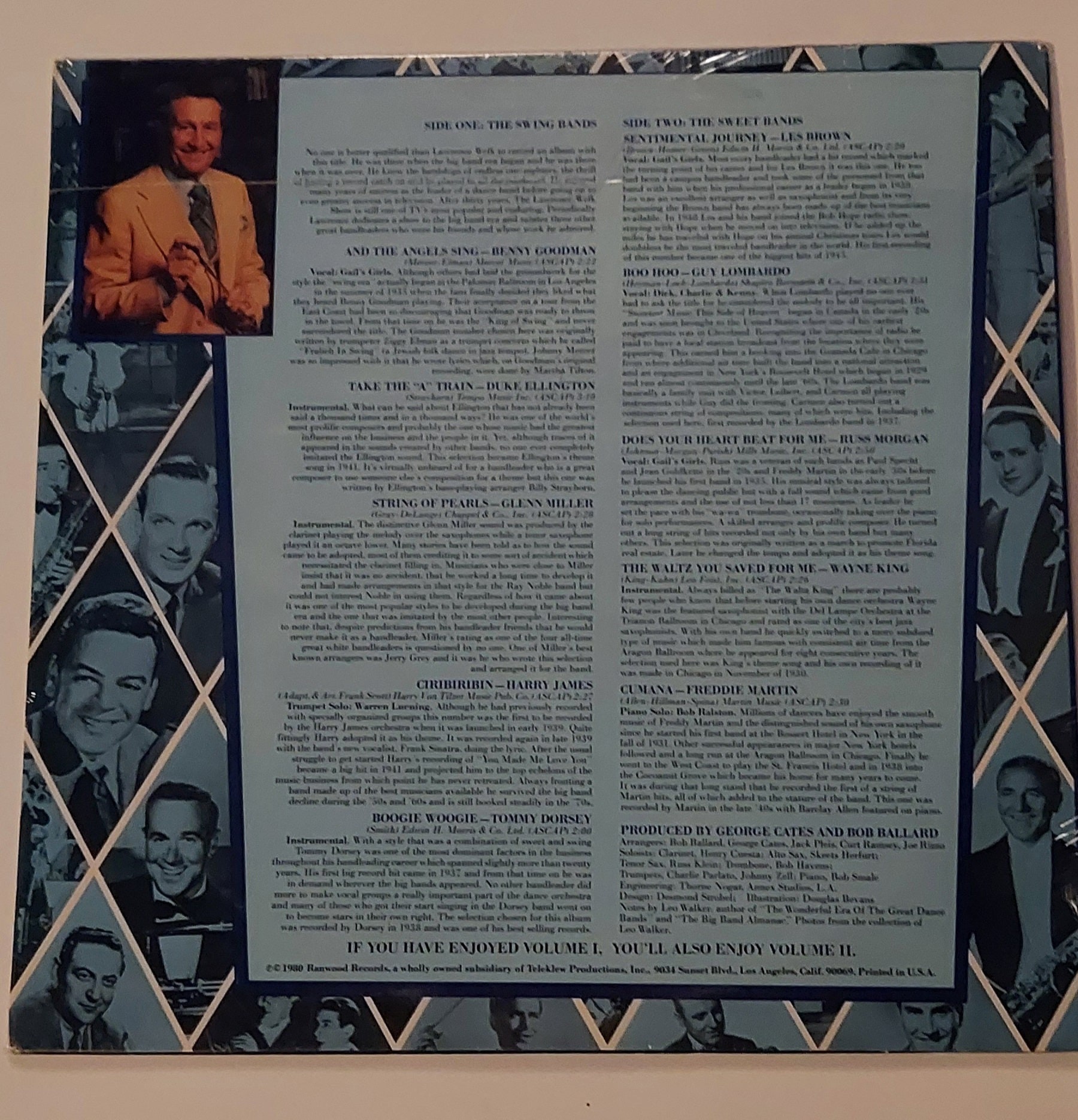 1980 Lawrence Welk Remembering the Sweet & Swing Band Era Volume I LP ...