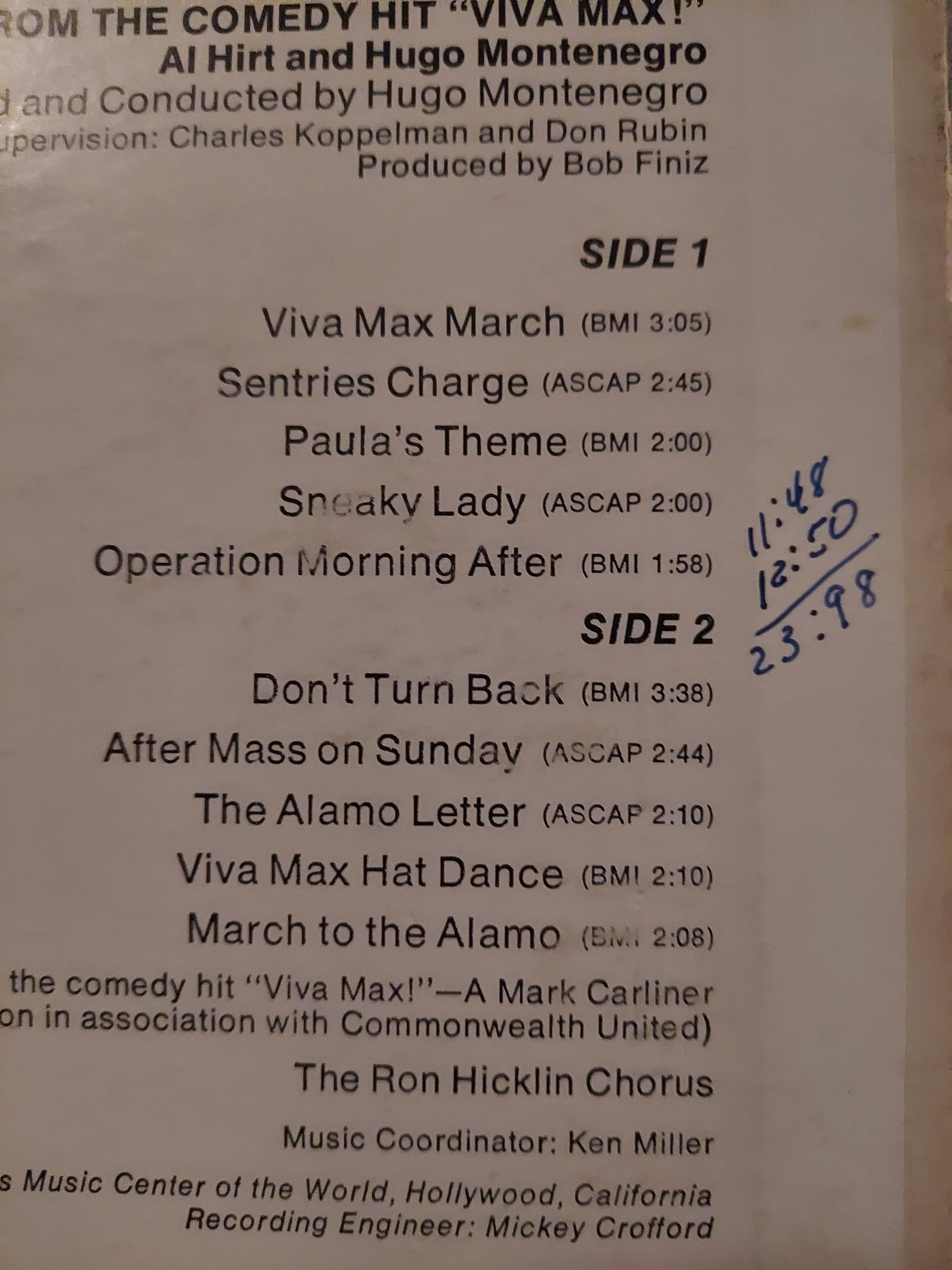 1970 Viva Max! Music From the Comedy Hit LP, Vintage Album - Etsy