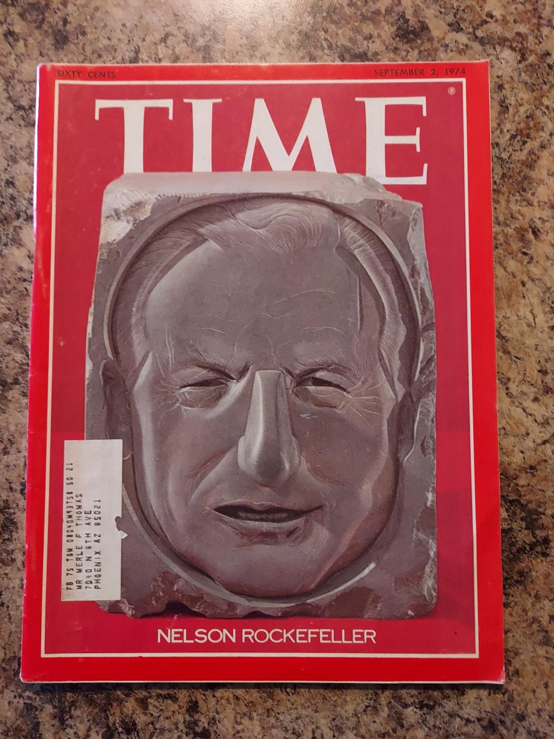 1974 Time Magazine, Nelson Rockefeller, Vintage Time Magazine - Etsy