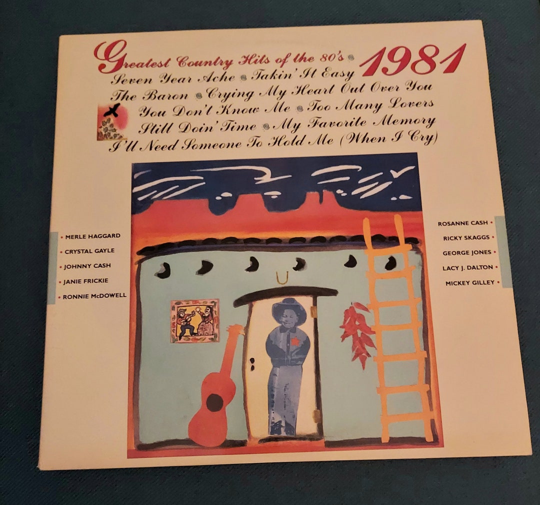 1988 Greatest Country Hits of the 80's, 1981 LP, Vintage Album - Etsy