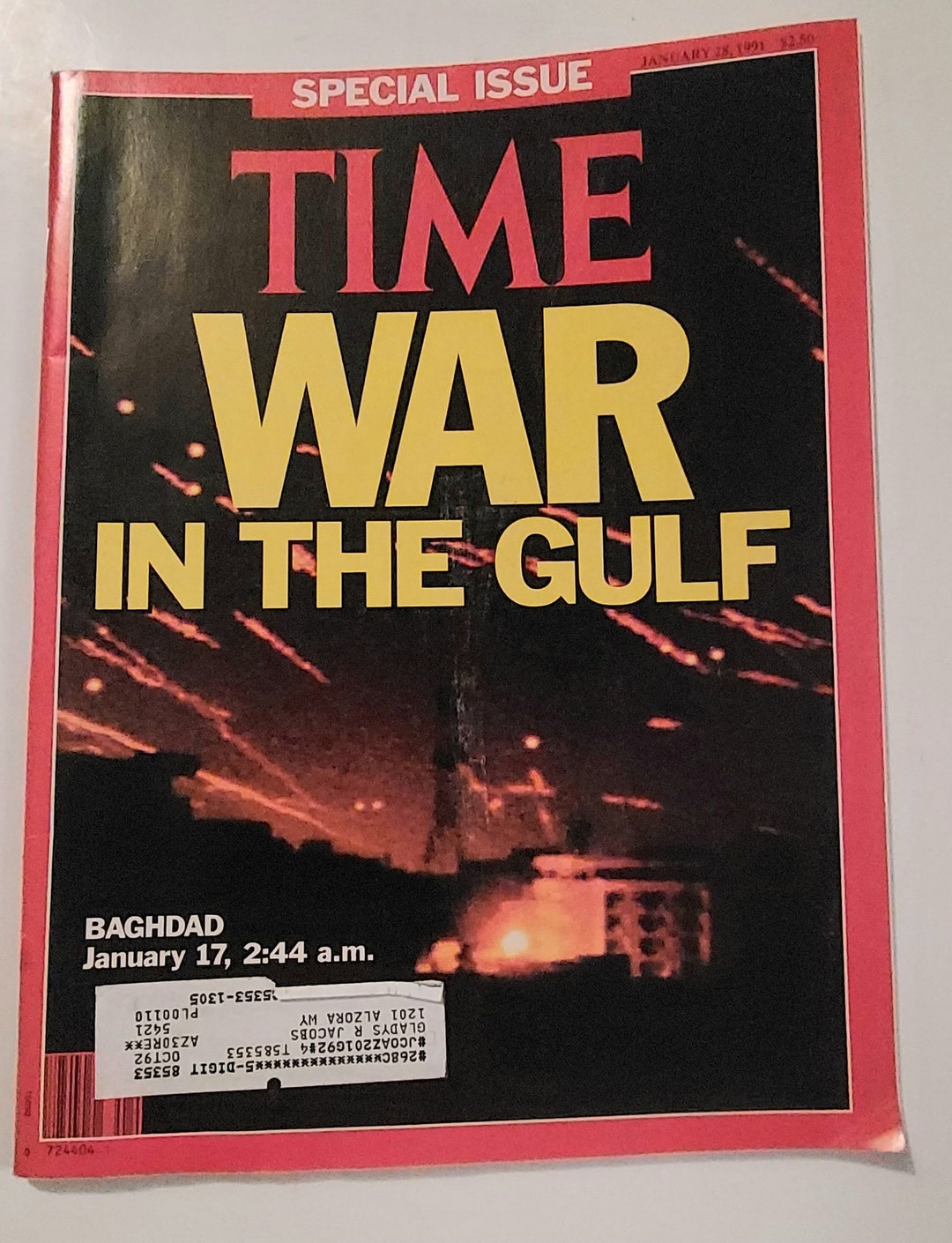 1991 Time Magazine, War in the Gulf, Special Issue, Vintage Magazine - Etsy